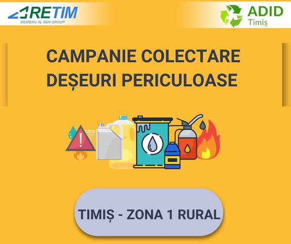 RETIM și ADID Timiș încep prima campanie de colectare a deșeurilor ...