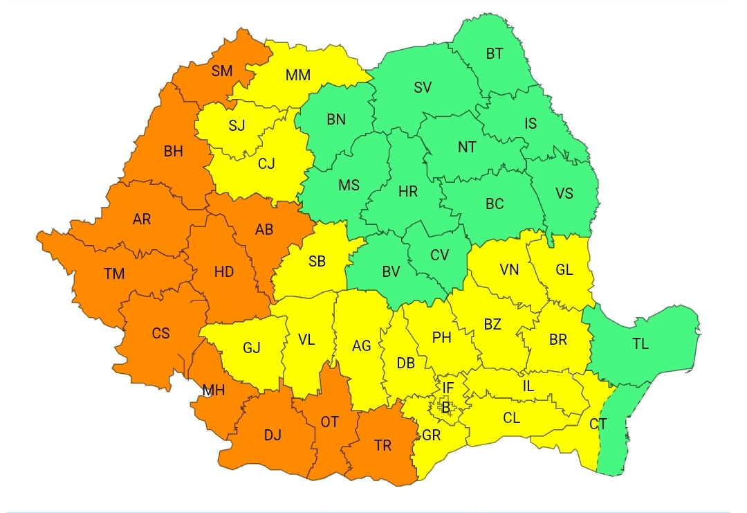 Alertă meteo! Cod portocaliu de temperaturi extrem de ridicate ...